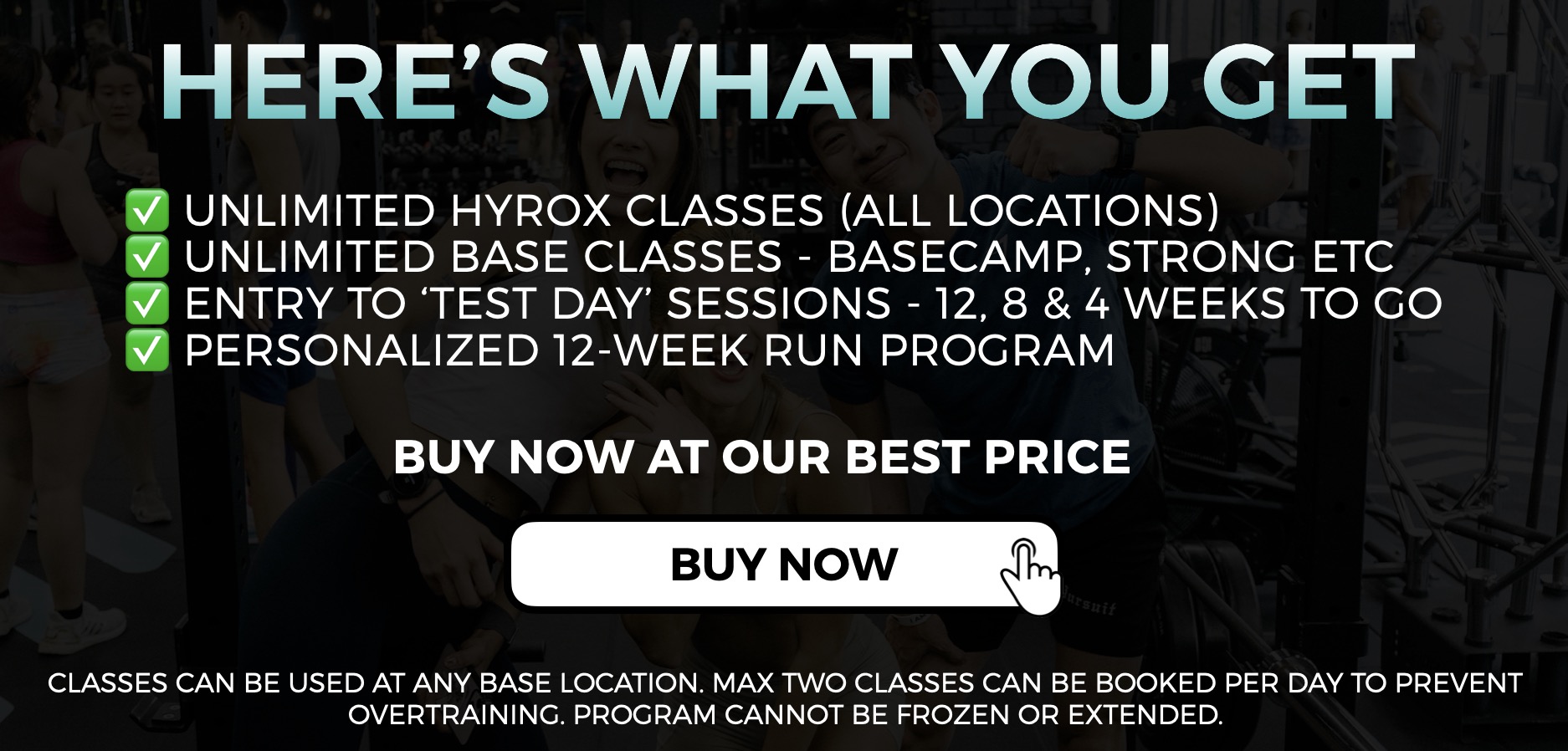 12 Weeks To Hyrox Program - BASE